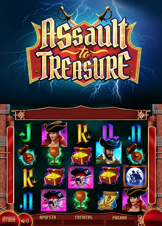 Assault to treasure slot machine : slot machine videogame-花瓣网