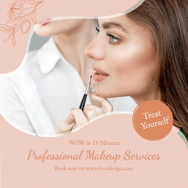 Professional Makeup Services Advertisement Ecommerce Product Image素材-花瓣网