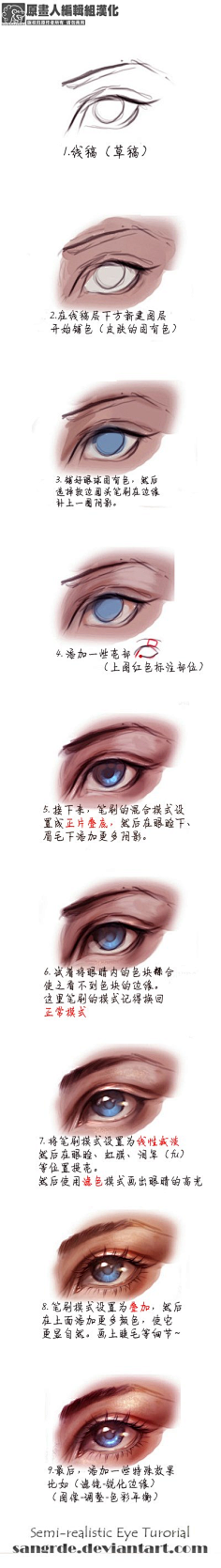 眼睛-花瓣网|陪你做生活的设计师 | 眼睛的画法