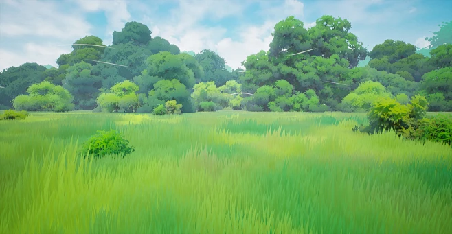 Stylized Grass Tutorial-花瓣网