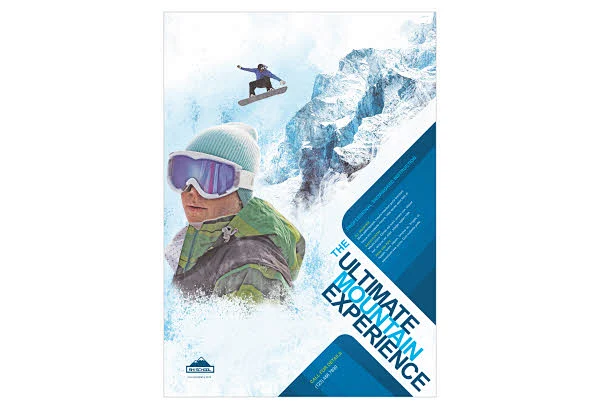 Ski & Snowboard Instructor Print Template Pack-花瓣网