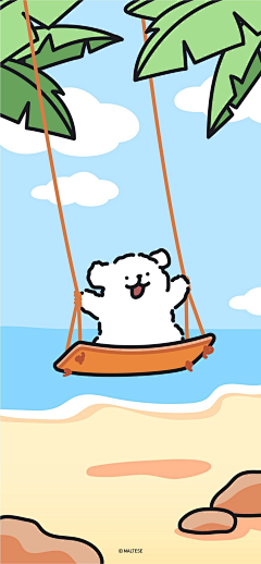 线条小狗-韩国画师moonlab_studio创作：马尔济斯小狗-花瓣网|陪你做生活的设计师 | 线条小狗表情. - 小红书