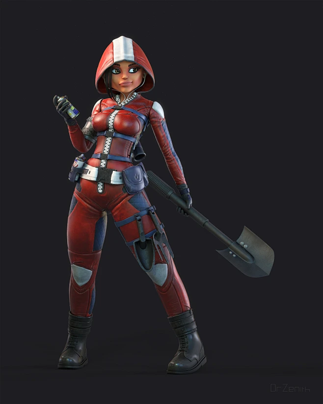 英国3D设计师 Doc Zenith 作品欣赏173p 欧美卡通角色-花瓣网