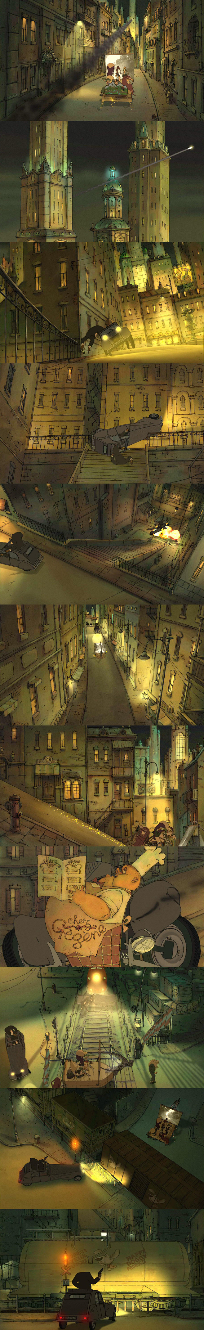 【疯狂约会美丽都 Les triplettes de Belleville (2003)】47 西维亚·乔迈 Sylvain Chomet ...