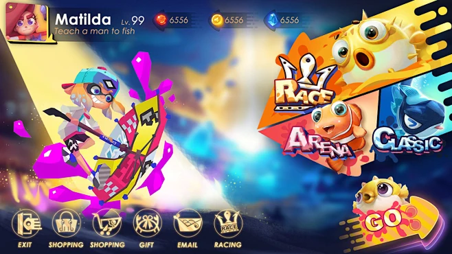 FISHING GAME UI DESIGN : fishing game ui design-花瓣网