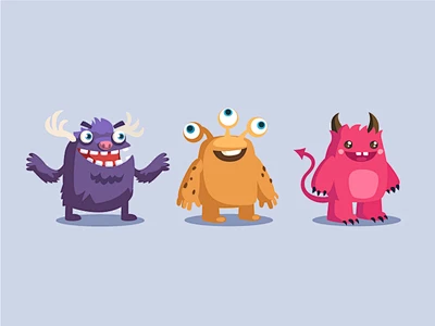 Monsters-花瓣网