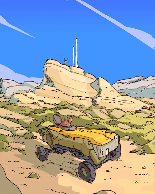 美国插画师 Cosimo Galluzzi www.cosimogalluzzi.com -花瓣网