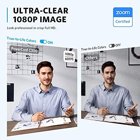 Amazon.com : Anker PowerConf C300 Smart Full HD Webcam, AI-Powered ...