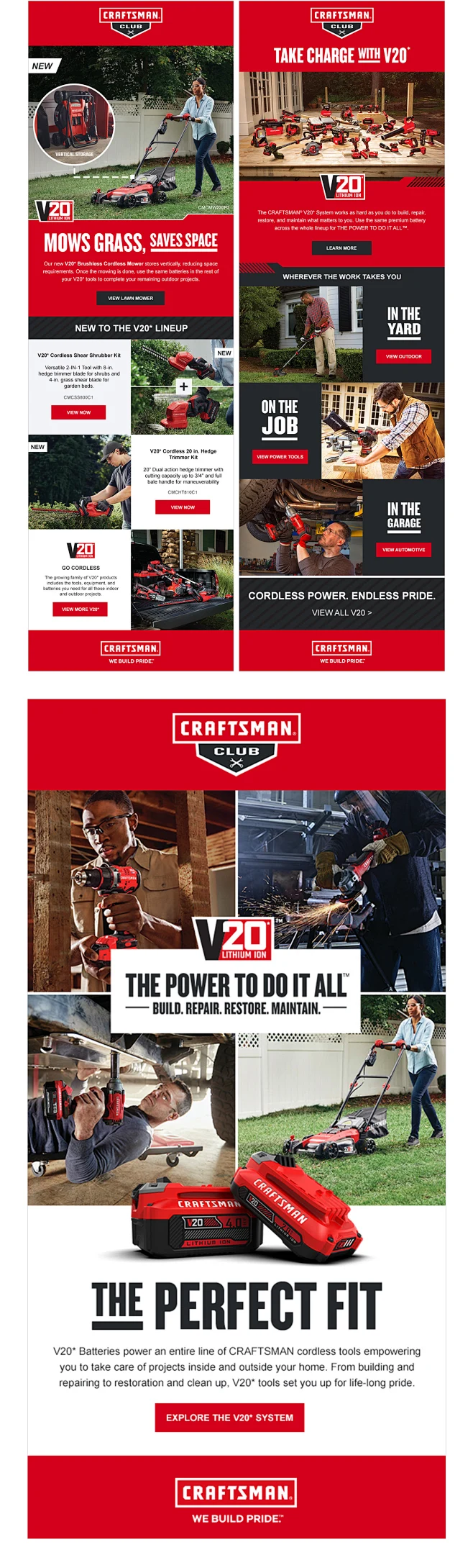 Craftsman drill lawn mechanics Outdoor power tools rugged tools UX ...