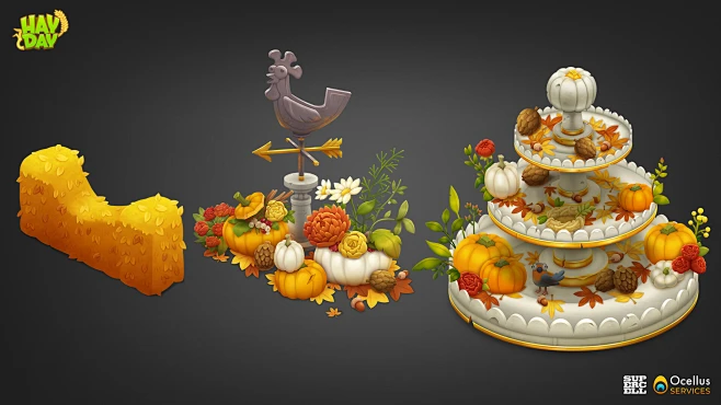 Hay Day - Fall Set, Ocellus - SERVICES : Supercell art team : Art ...