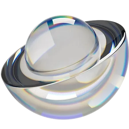 Half sphere core 1 3D Icon