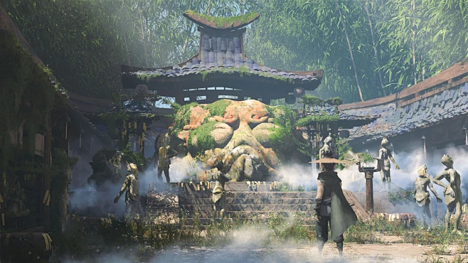 The little broken Temple of the red haired ghost-花瓣网