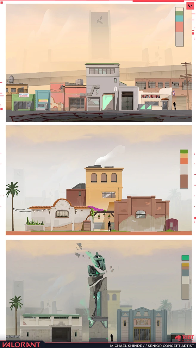 VALORANT // SUNSET Visual Development-花瓣网