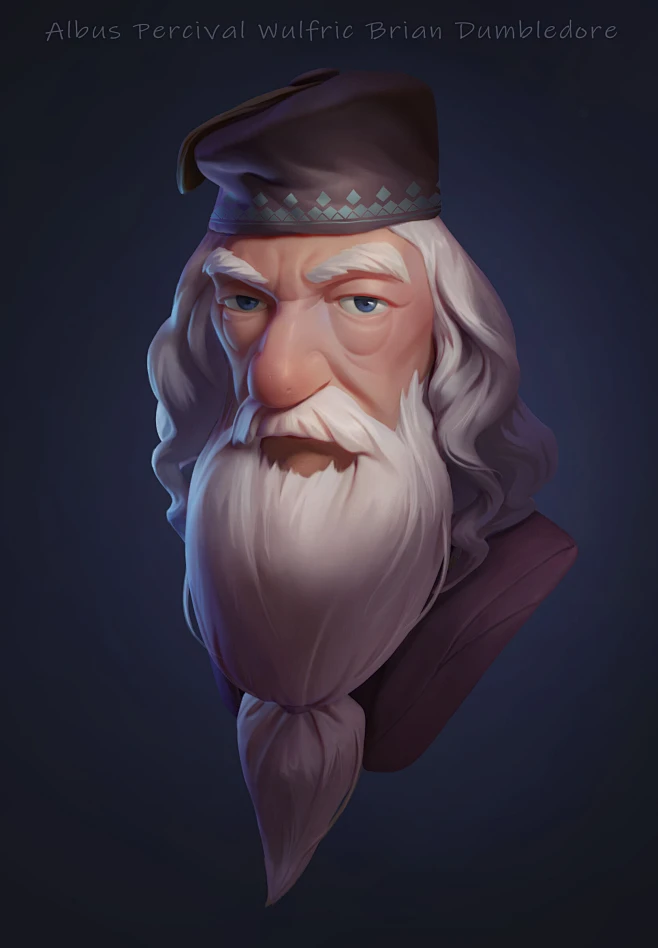 Dumbledore, Leo Liu : fan art-花瓣网