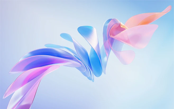 Microsoft wallpaper abstract 3D design bloom ILLUSTRATION color ...