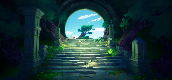 【UE】Stylized Practise-Wind-花瓣网