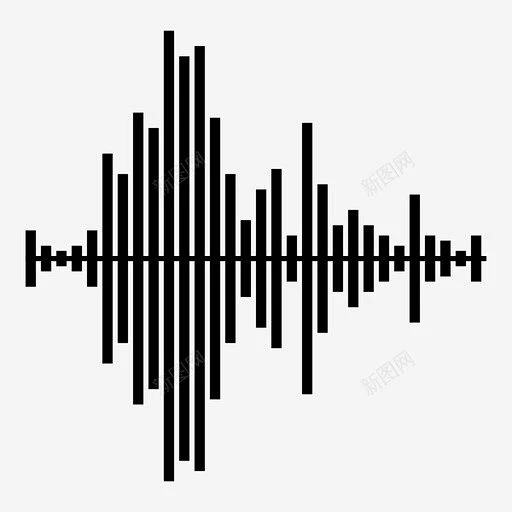 声波音频频率图标高清素材 声波 电平 音乐 音频 频率 免抠png 设计图片 免费下载-花瓣网