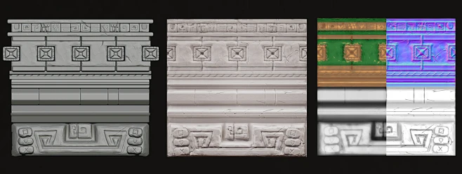 Stylized Trim Sheet , Sergei Panin : Practice in Substance Designer ...