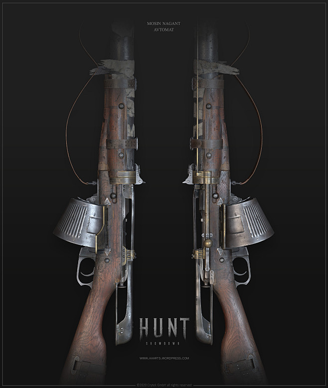 Hunt Showdown Mosin Nagant Avtomat, Alexander Asmus : The Avtomat is ...