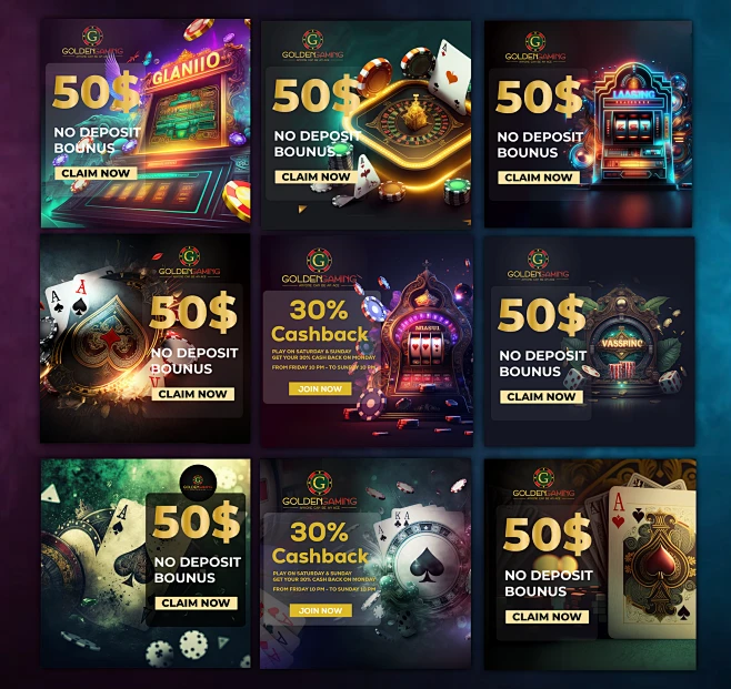 Casino Banner design || Website banner design : casino Banner design ...