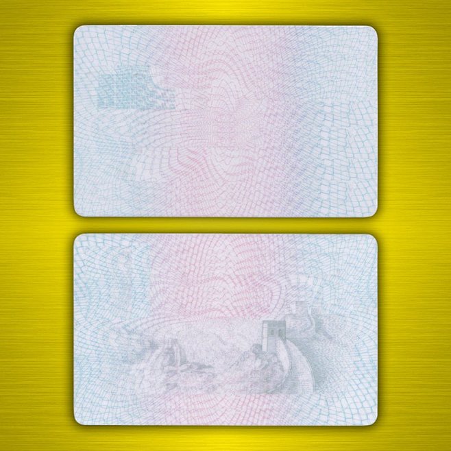 身份证模板 创意模板 第二代身份证底纹图案 高清身份证底纹模板