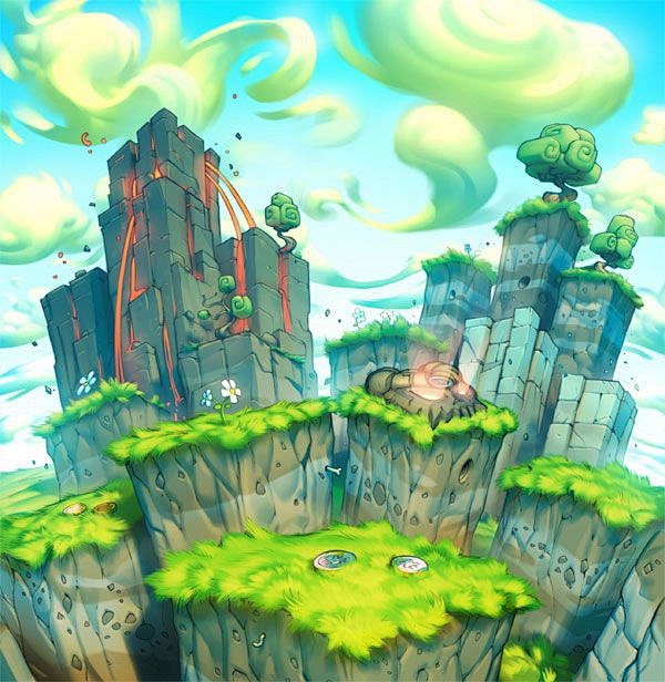 草原场景原画草地场景来自cgbook.cn (209)