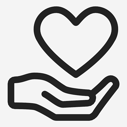 捐赠慈善奉献爱心 https://88ICON.com 捐赠 慈善 奉献爱心 手 心 志愿者 决心图标