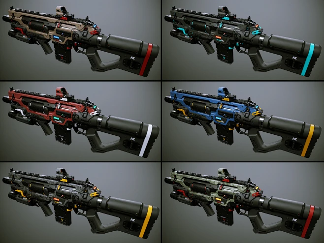 Planetside Arena - Nanite Systems assault rifle, Ranulf Busby | Doku ...