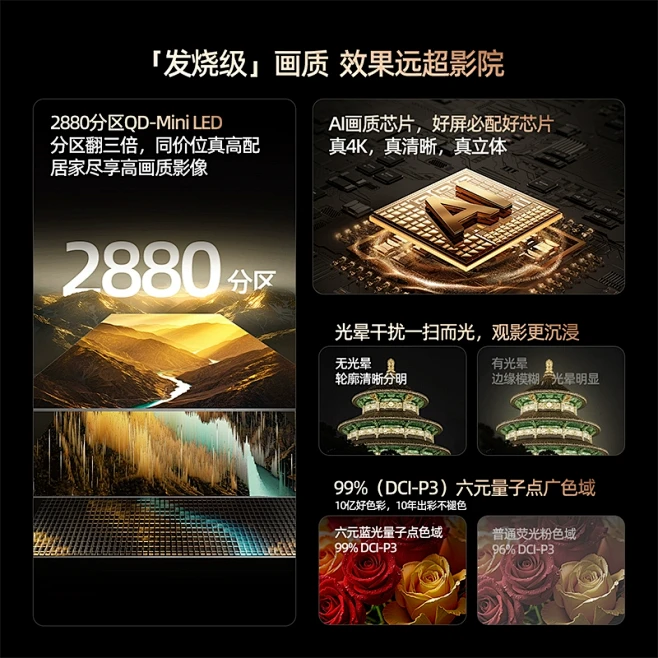 创维A6F Pro 85英寸 Mini LED内置回音壁电视机 以旧换新补贴20%-tmall.com天猫-花瓣网