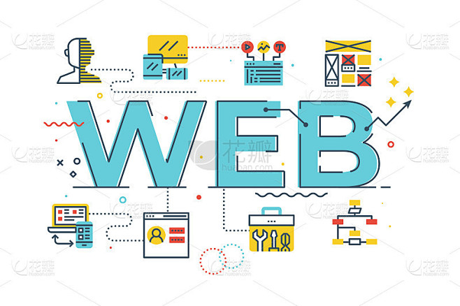 Web word illustration