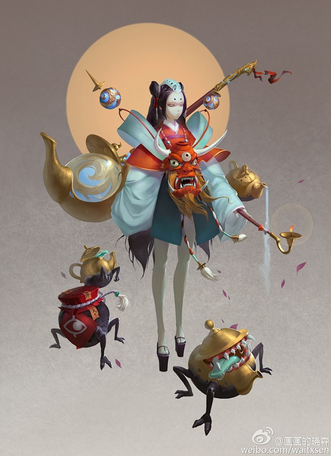 中国风女性角色原画中国风写实角色原画来自cgbook.cn (856)