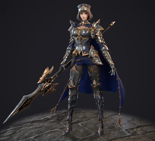 Woman Knight-花瓣网