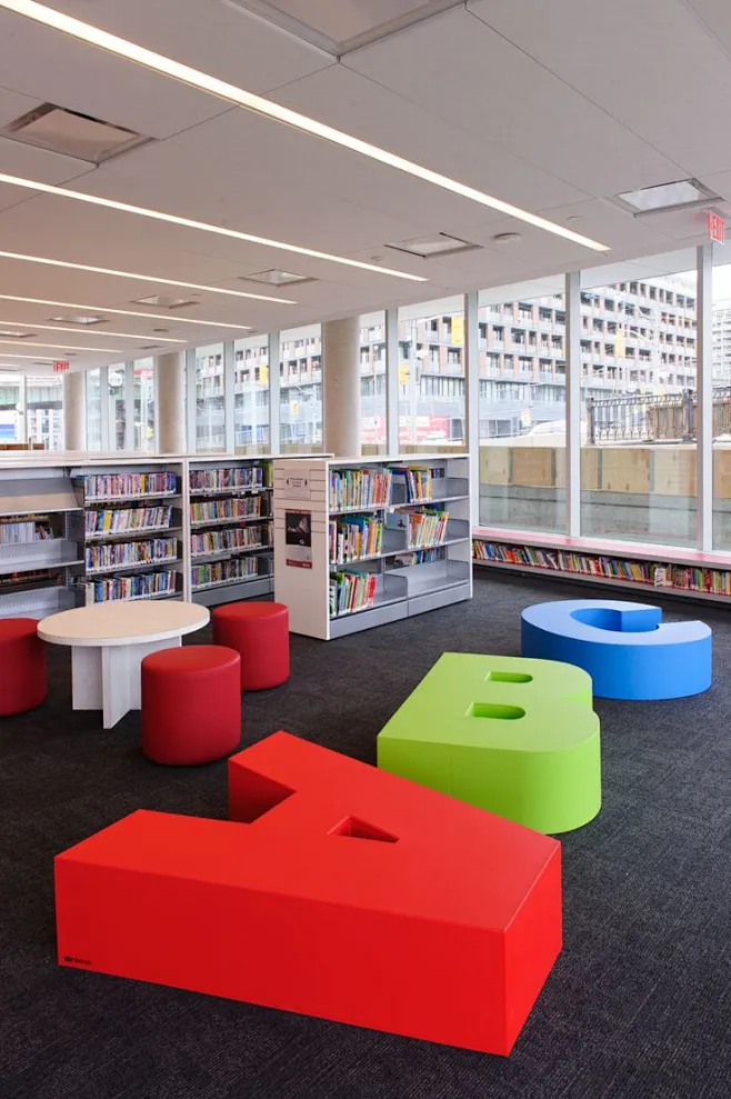 Fort York Branch - Toronto Public Library - children's area A B C ...
