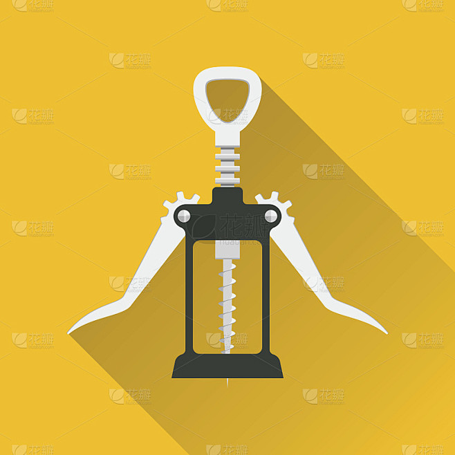 Corkscrew. kitchen utensil. cooking stuff.