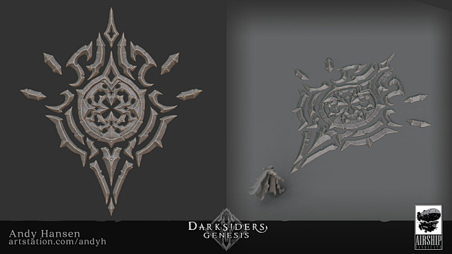 Demon Lantern and Pyre Stick - Sculpted