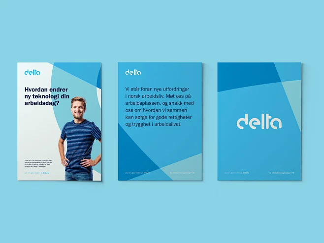 Delta : A vibrant, clear spoken Delta has a strong color and typography ...