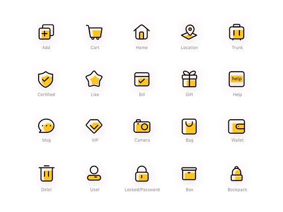 icon set ideas, icon set inspiration, icon design ideas, icon design ...