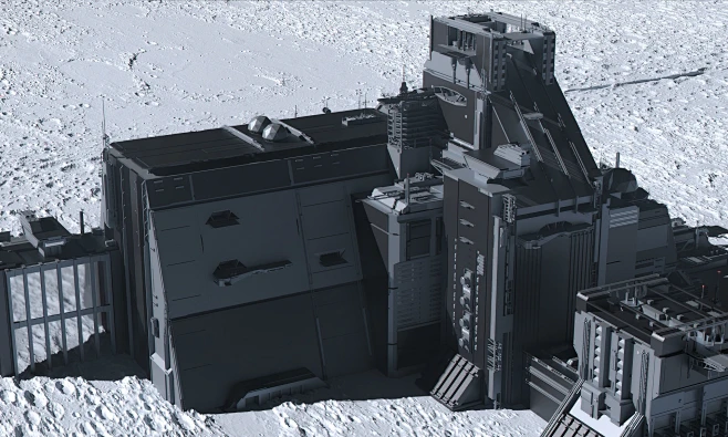 Military Stronghold Kitbash Set, Jose Borges : This is a large ...