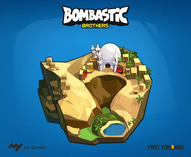 Bombastic Brothers: Map illustration, Ivan Elyasov : Bombastic Brothers ...