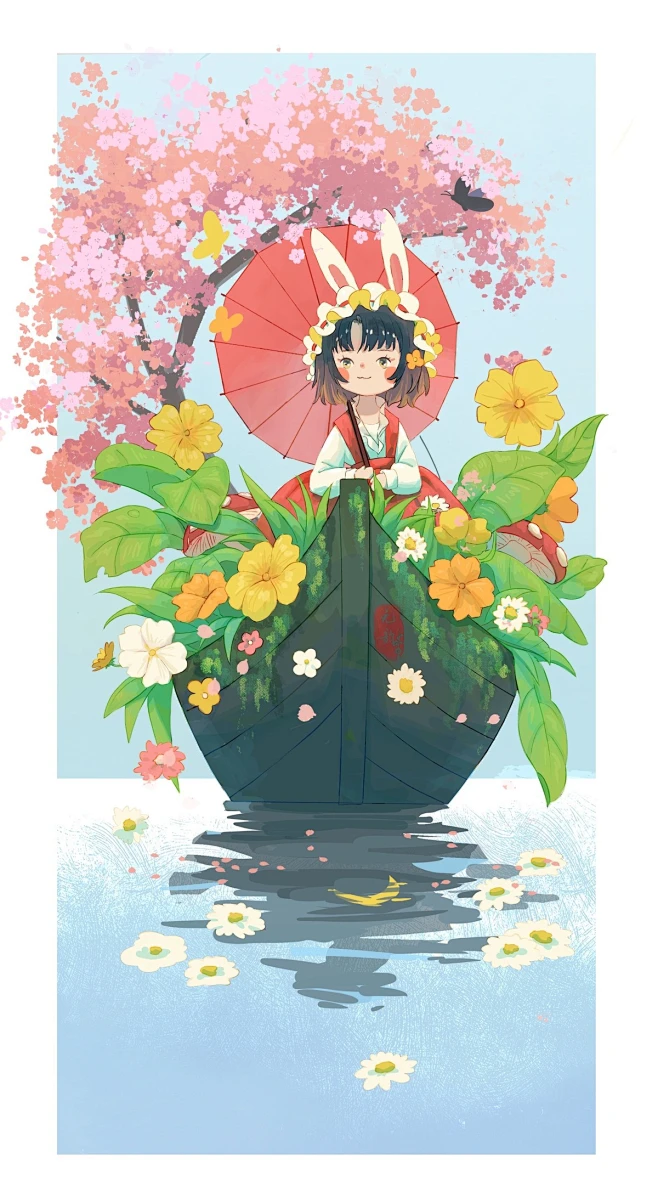 悄悄的稿_画画的无韵呀__插画师作品_涂鸦王国gracg.com-花瓣网