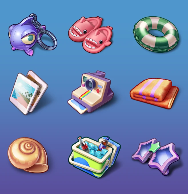 Beach Props on Behance-花瓣网