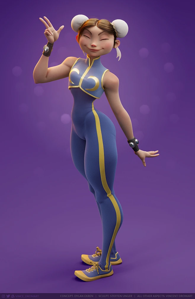 Chun Li, Vincent Dromart : Hey! Here's my last project in collaboration ...