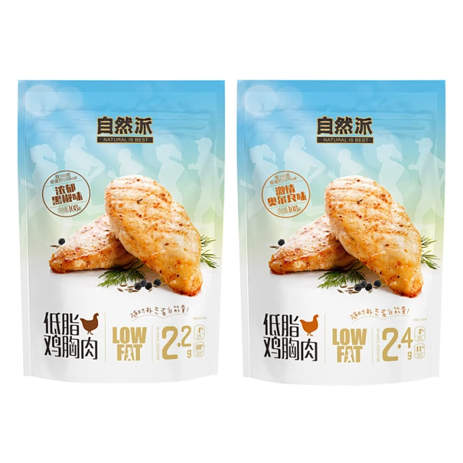 自然派低脂鸡胸肉108g即食鸡肉零食健身代餐速食轻食高蛋白小包装-tmall.com天猫-花瓣网