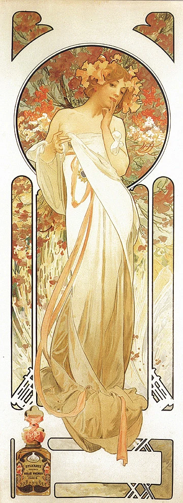 捷克插画大师 阿尔丰斯·穆夏Alphonse Maria Mucha，1860-1939 - DORA - 明日.晴-花瓣网