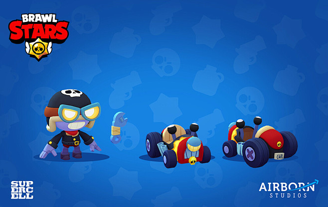 Brawl Stars Road Rage Carl (1)