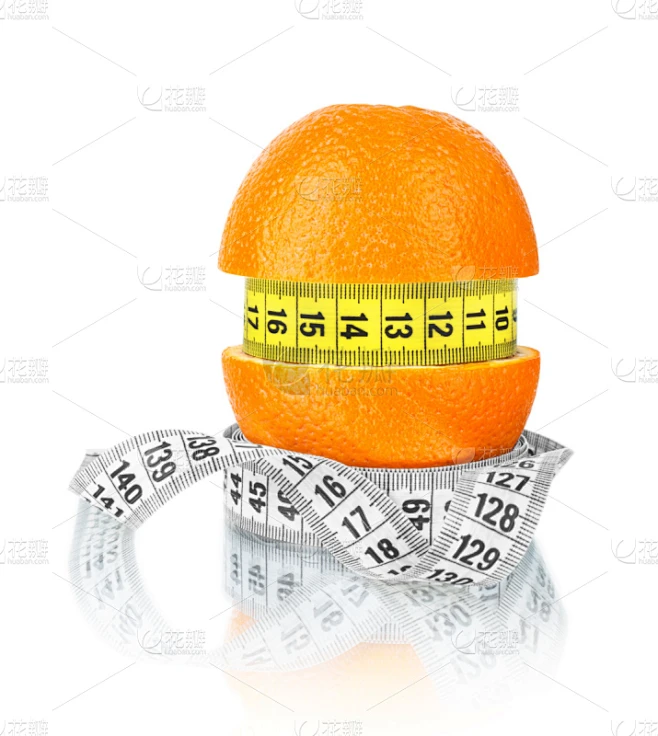 橙色,卷尺,垂直画幅,无人,维生素,秤,白色,运动,清新,宽的素材-花瓣网