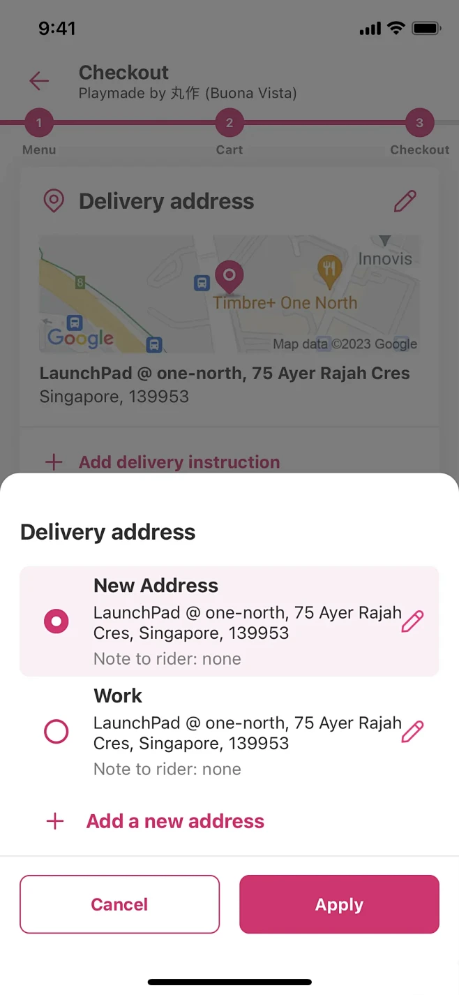 foodpanda Placing a food delivery order screen-花瓣网