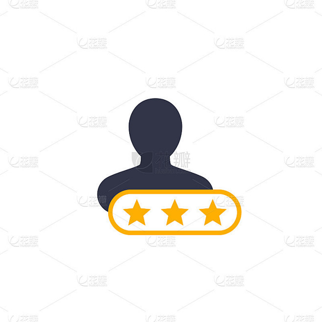 客户满意度图标，向量