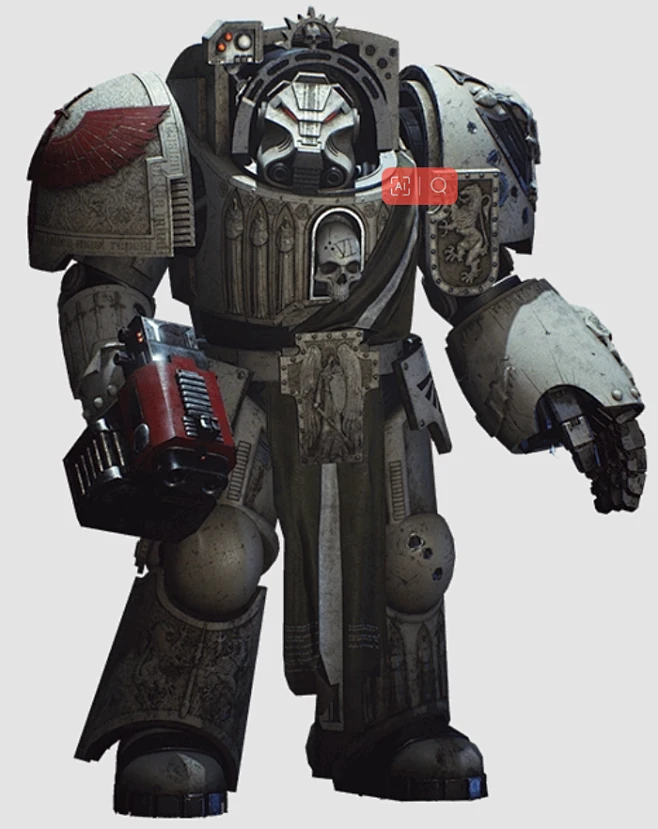 Dark Angels Veteran Terminator of the elite Deathwing Company, armed ...