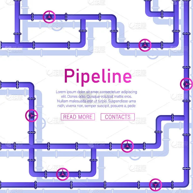 pipeline design background素材-花瓣网